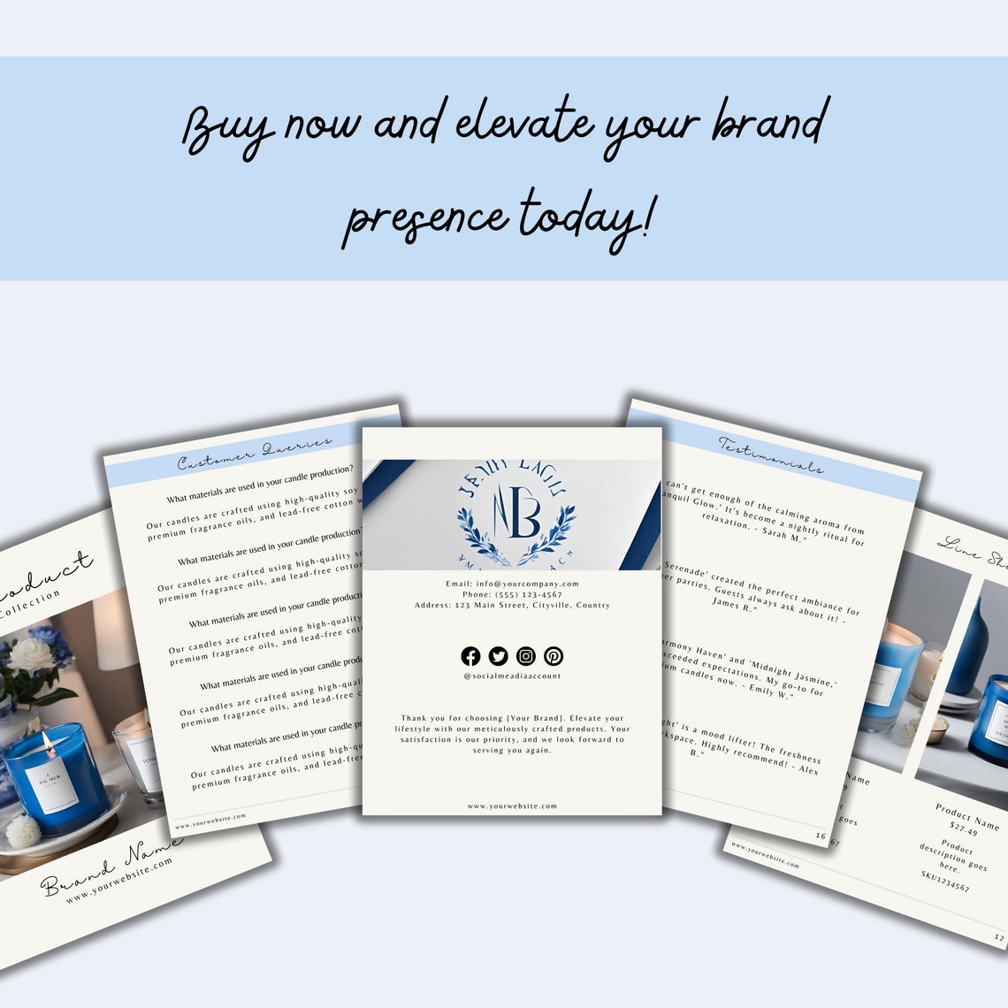 Product Catalogue Template, Line Sheet Design, Pricing Guide Catalog ...