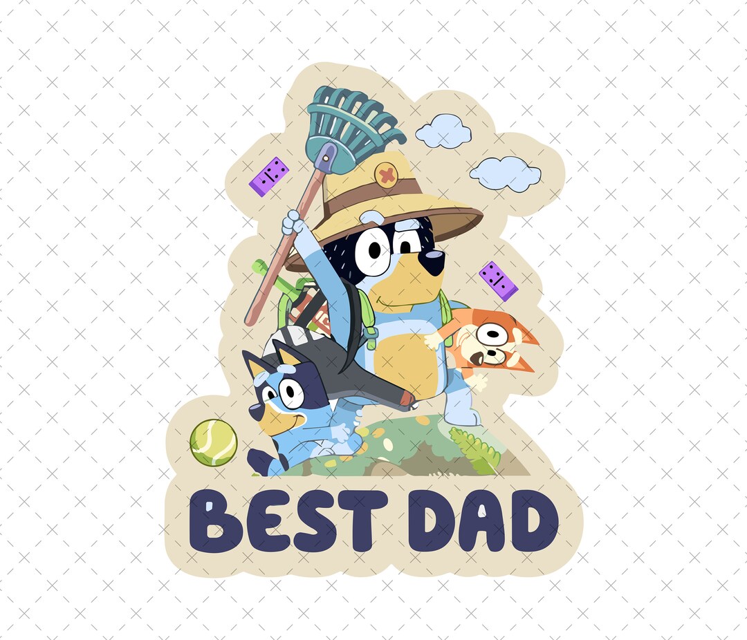 Best Dad, Blue Dogs Svg, Blue Dogs SVG Files, Blue Dogs Png, Blue Dogs ...