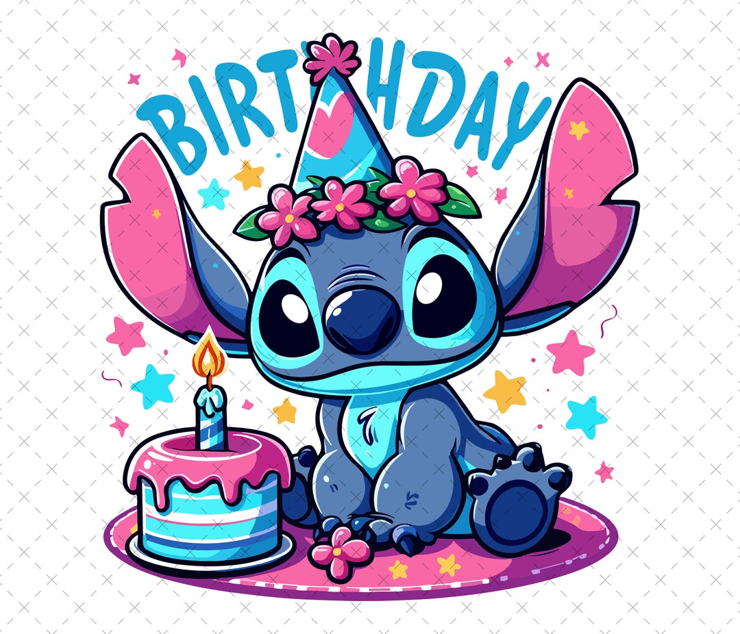 Stich-Geburtstags-Svg Png, Stich-Geburtstags-Junge-Svg-Png, Stich-Geburtstags-Feier-Svg-Png ...