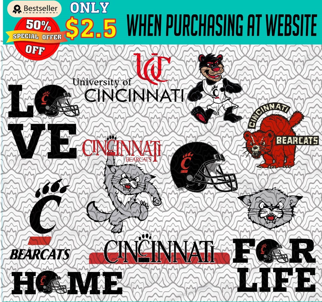C-incinnati Bearcats Svg Cincinnati Bearcats Logo Cincinnati - Etsy
