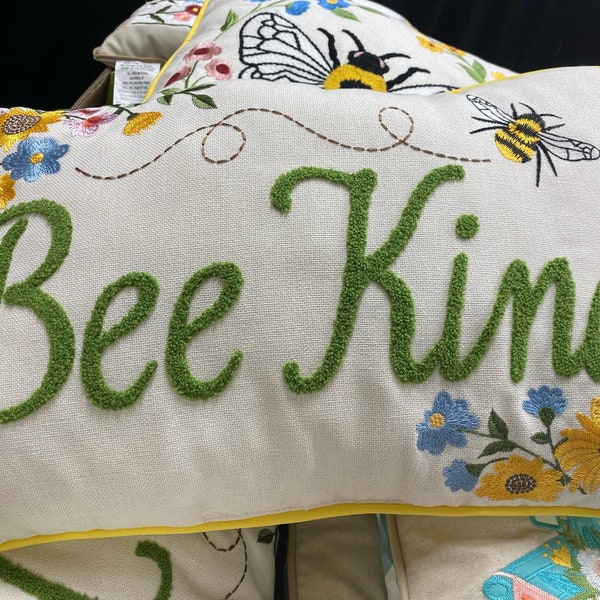 Bee Throw Pillow - Etsy