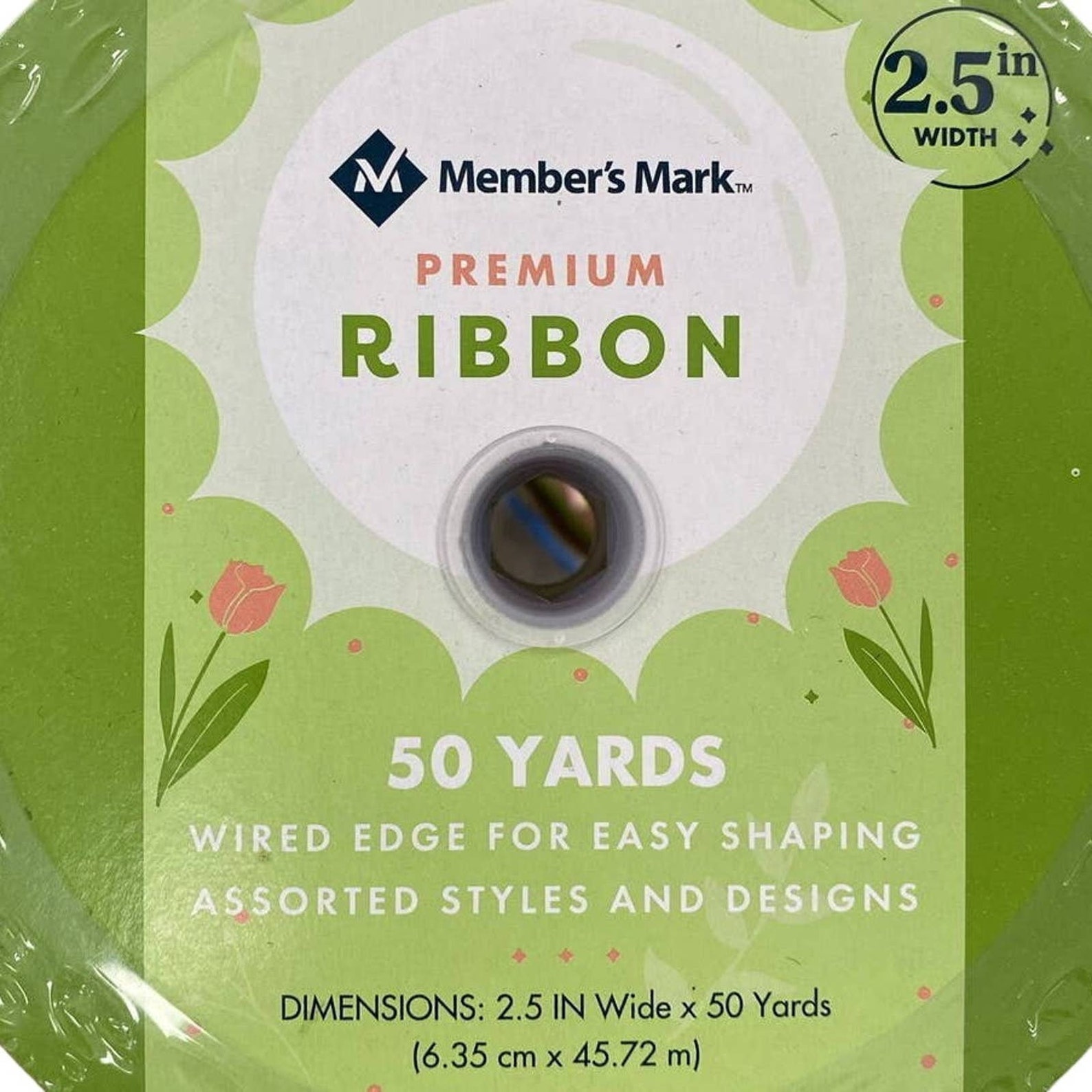 Member's Mark Premium Ribbon (2.5 Inches Wide X 50 Yards) - STRIPES - Etsy