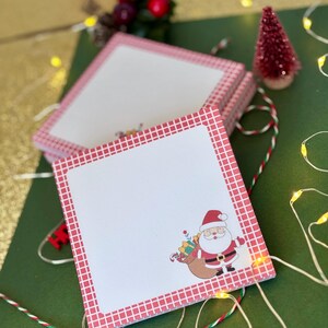 Cute Santa Claus Memopad. Cute Christmas Memopad. Cute Desk Memopad ...