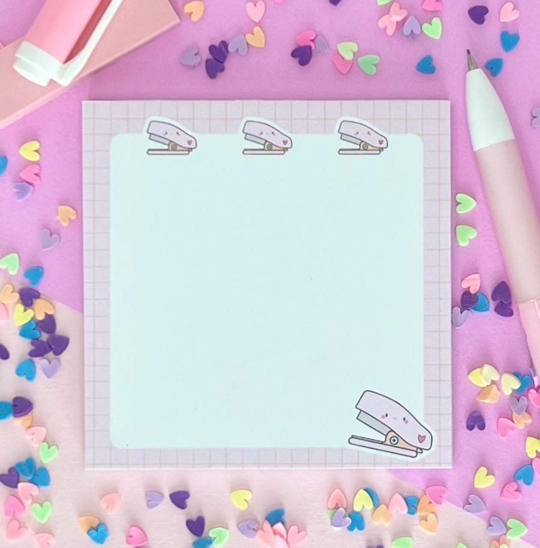 Stapler Memopad. Cute Desk Memopad. Cute Stationary. Notes. Handmade ...