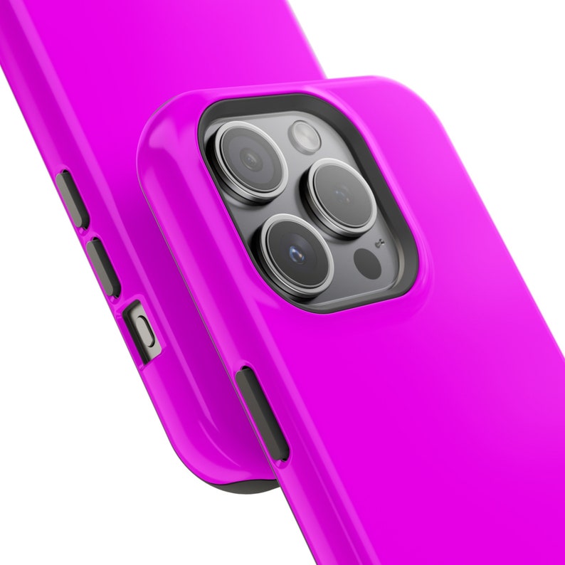 Magsafe iPhone 15 Pro Max Neon Pink Phone Case 15 Pro,14,13, Phone Case ...