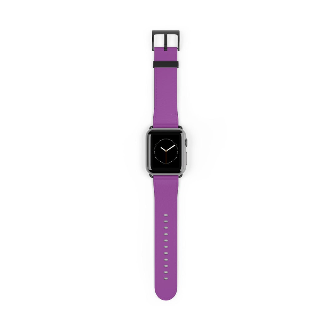 Purple Watch Band, Solid Color Replacement Strap for Watches ...