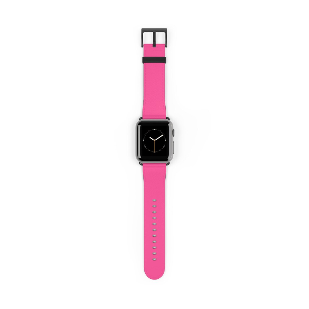 Bright Pink Apple Watch Strap -add a Pop of Color to Your Tech Colorful ...