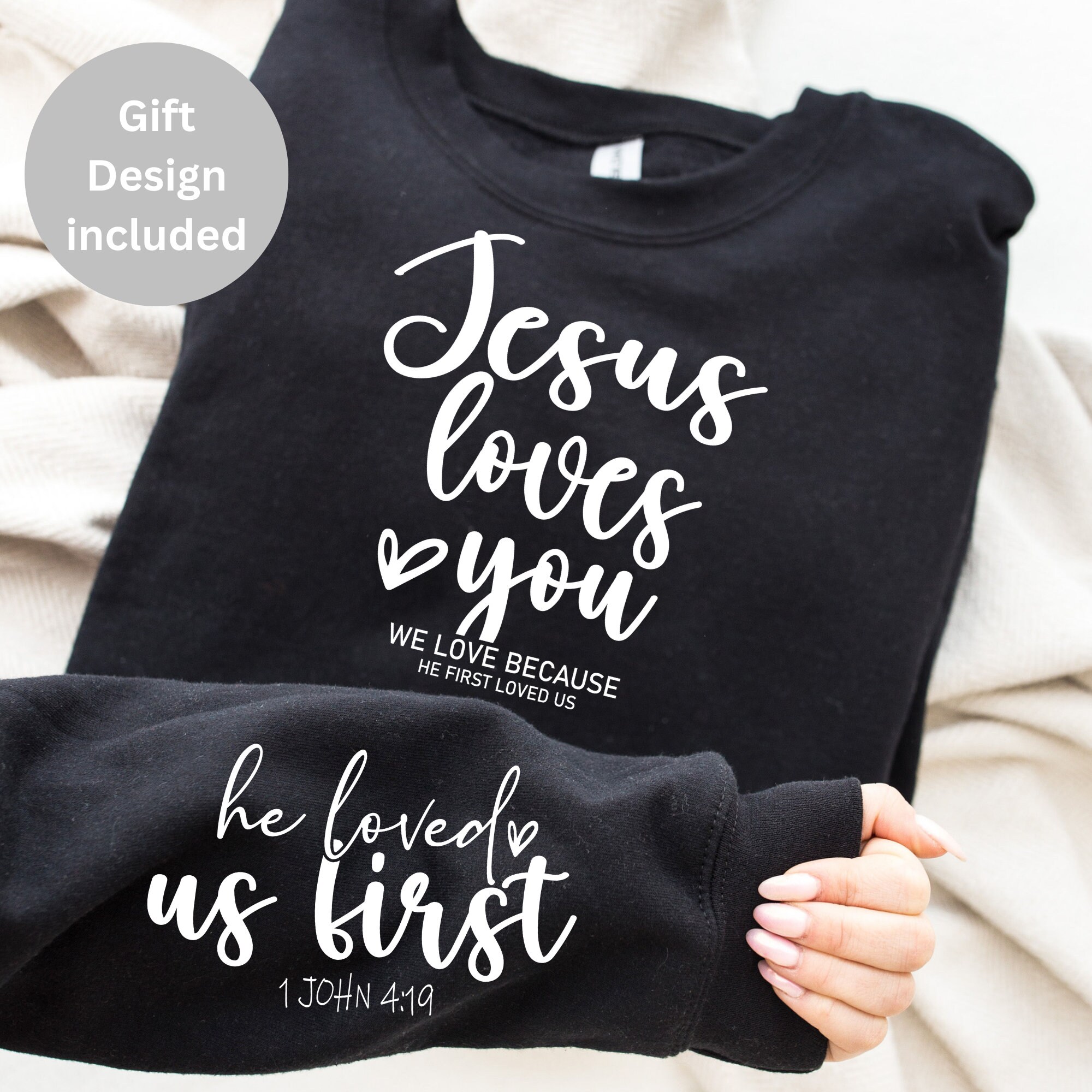 Jesus Love You Loved First Svg Png Eps, Elegant Boho Christian Quote ...