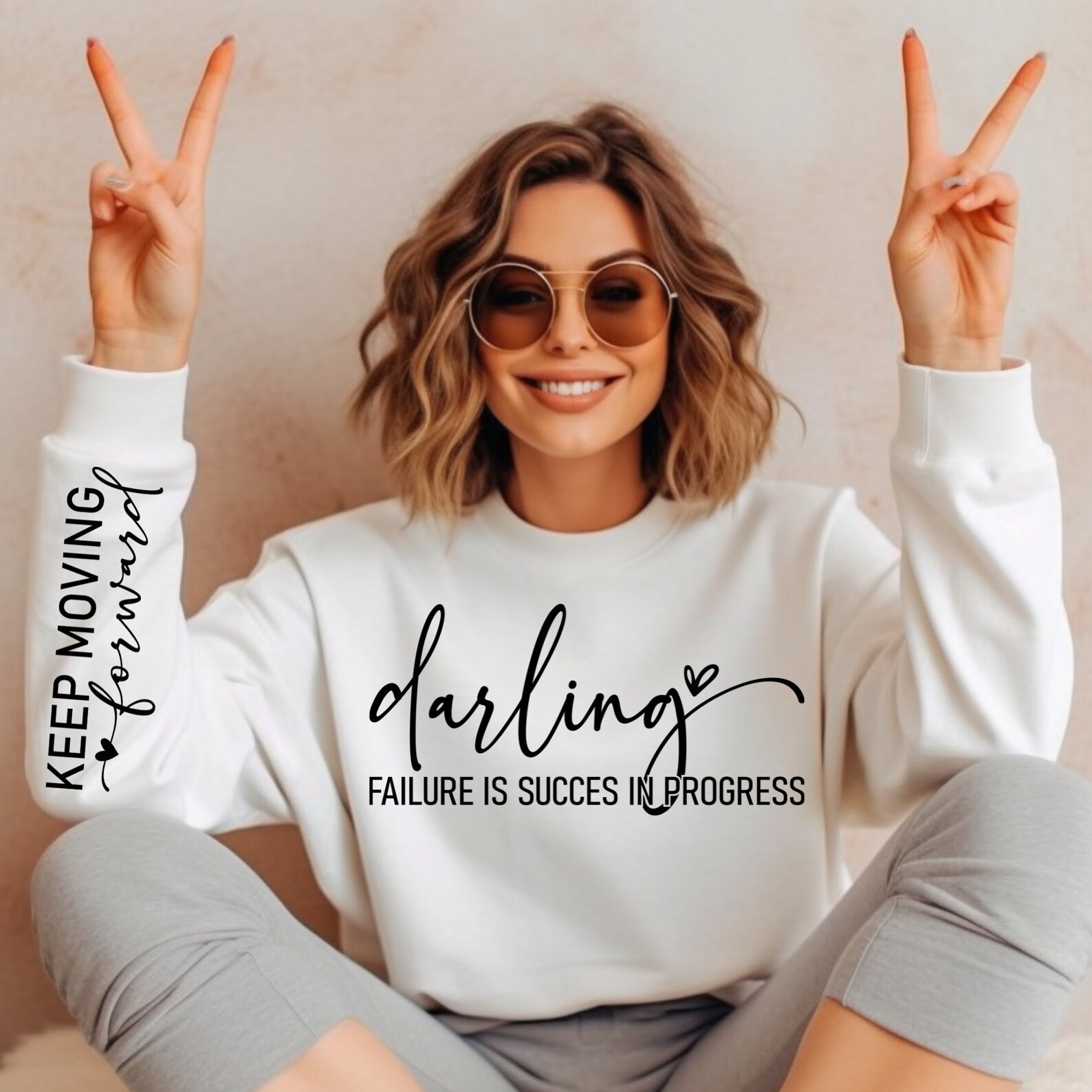Darling Keep Moving Forward SVG PNG Sublimation, Sleeve Design ...