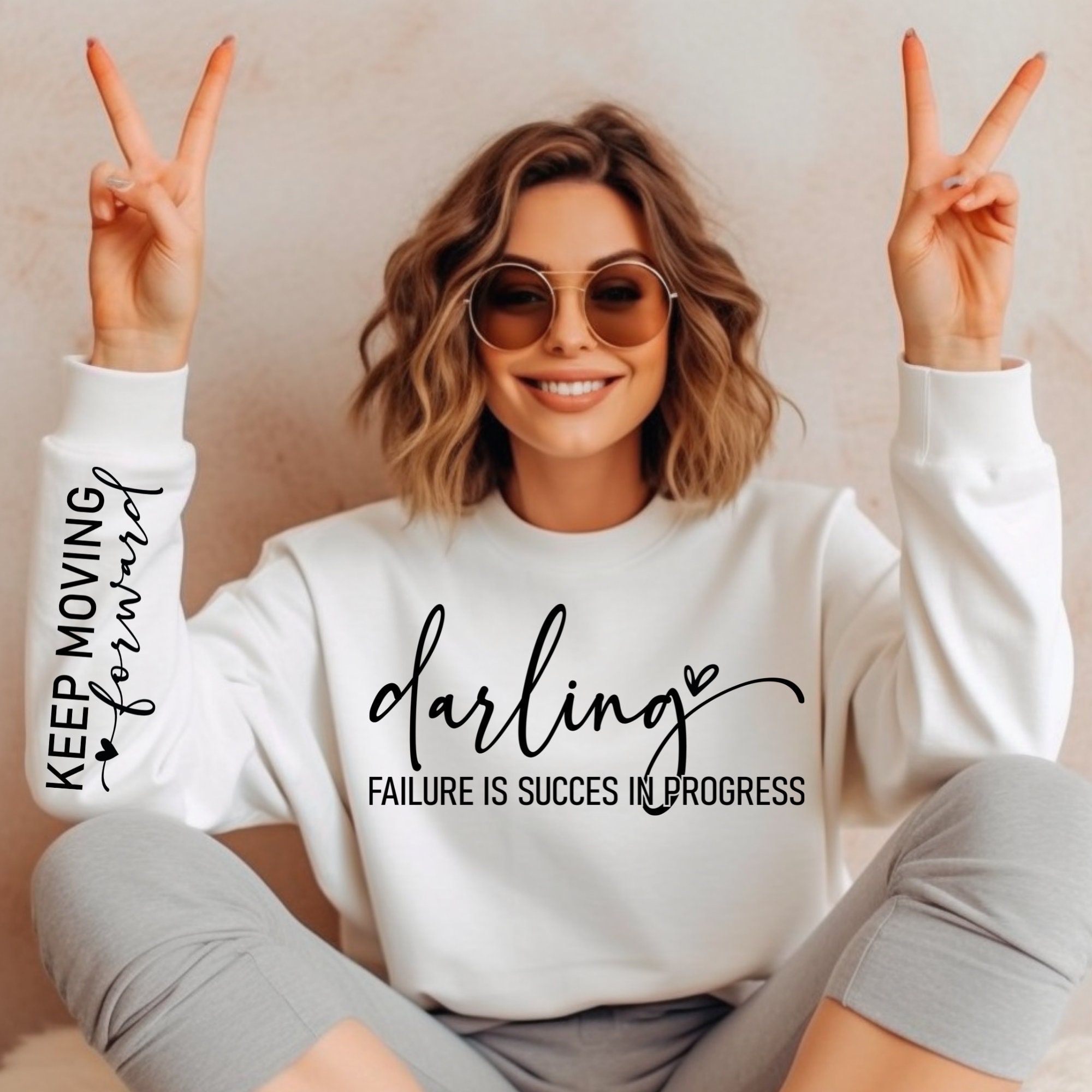 Darling Keep Moving Forward SVG PNG Sublimation, Sleeve Design ...