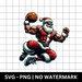 Santa Dunking Christmas Png, Christmas Basketball Png, Cool Santa Png ...