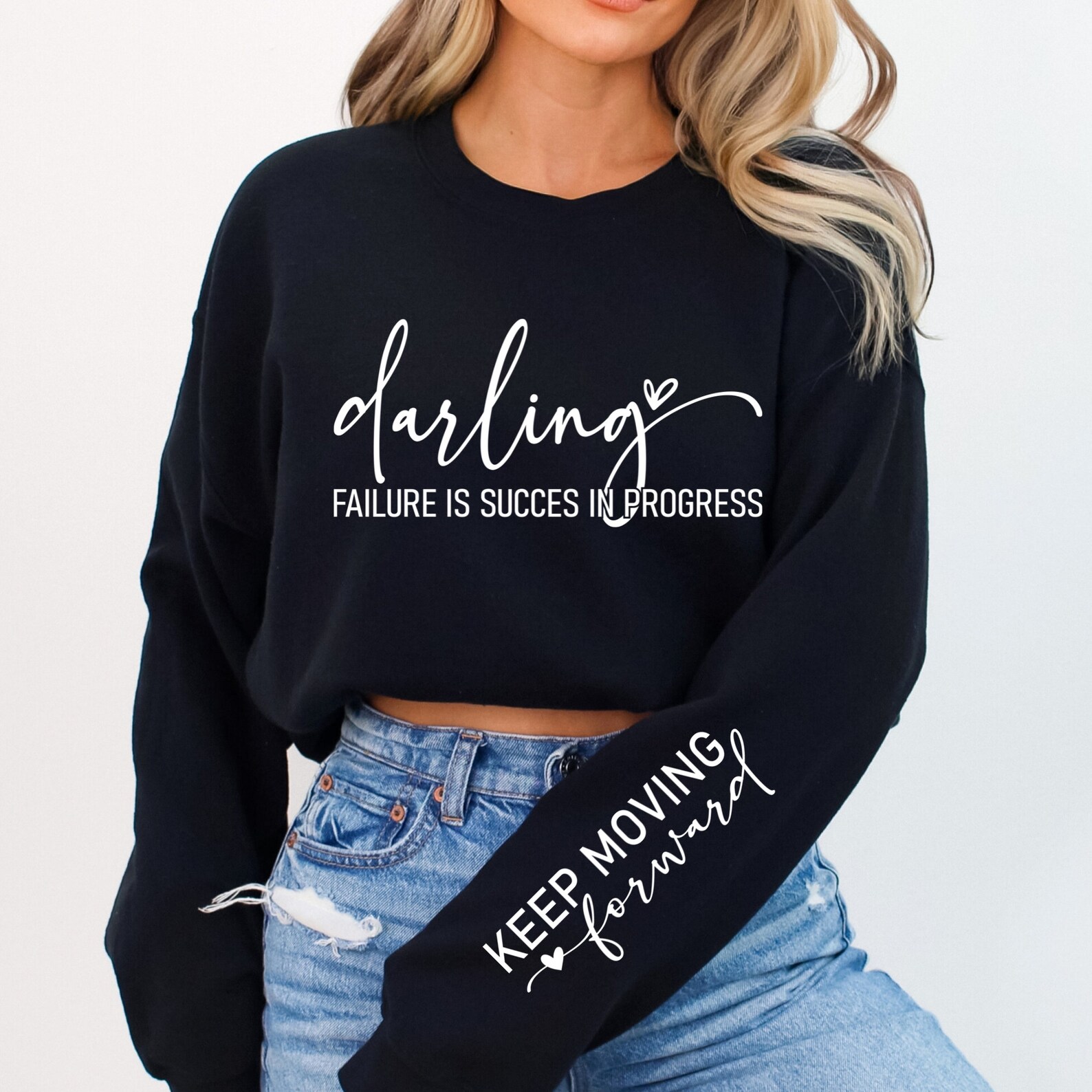 Darling Keep Moving Forward SVG PNG Sublimation, Sleeve Design ...