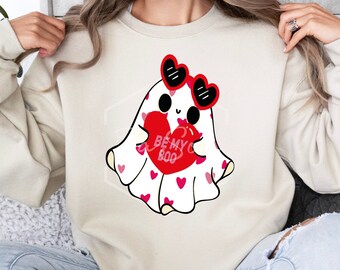 Be My Boo Png, Valentines Ghost Png, Will You Be My Boo, Pastel ...