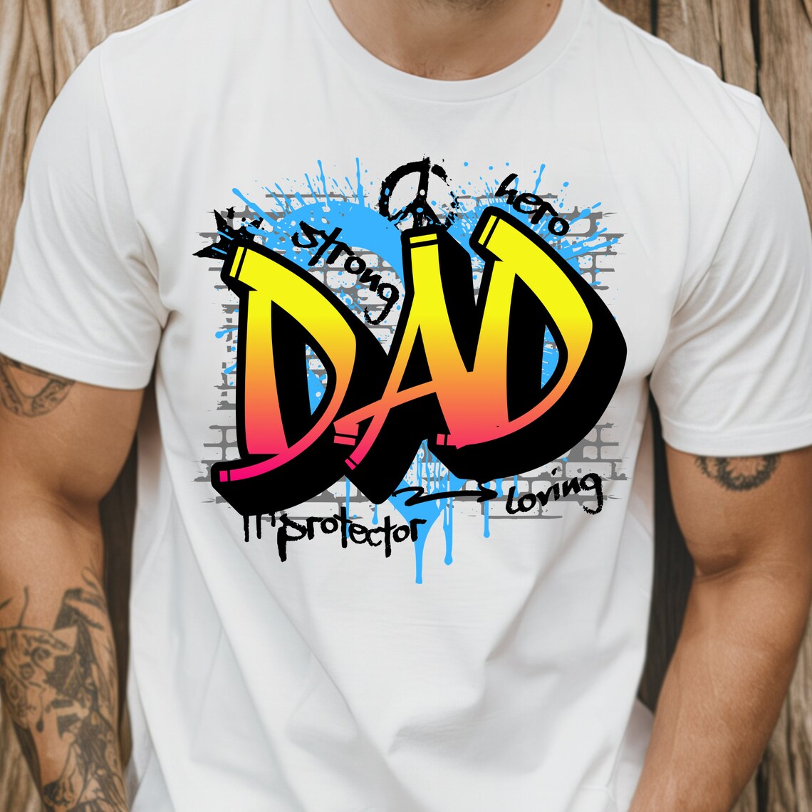 Dad Graffiti Png Svg, Father Graffiti Png, Father’s Day Png Sublimation ...