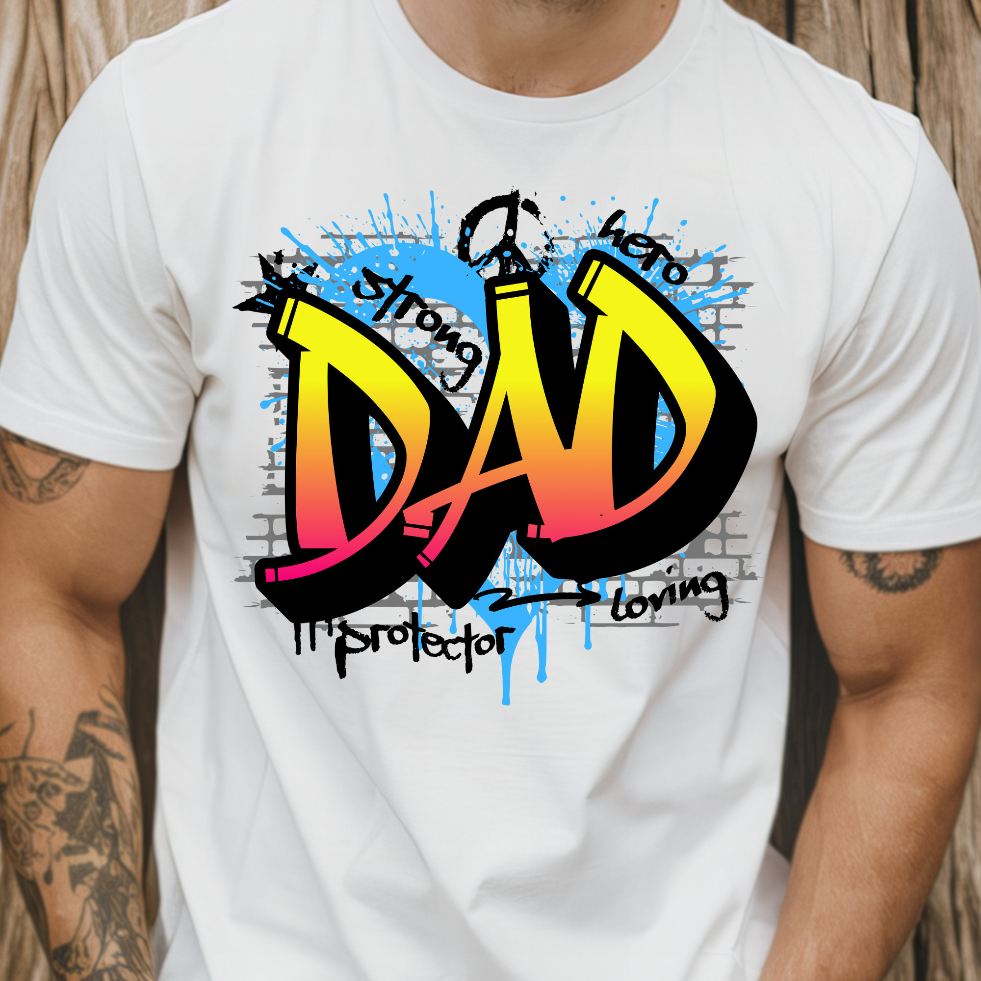 Dad Graffiti Png Svg, Father Graffiti Png, Father’s Day Png Sublimation ...