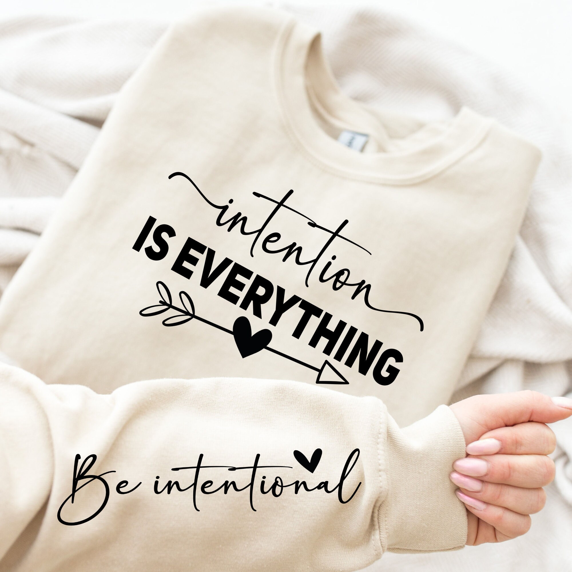 Intention is Everything SVG PNG, Boho Self Love Svg, Motivational ...