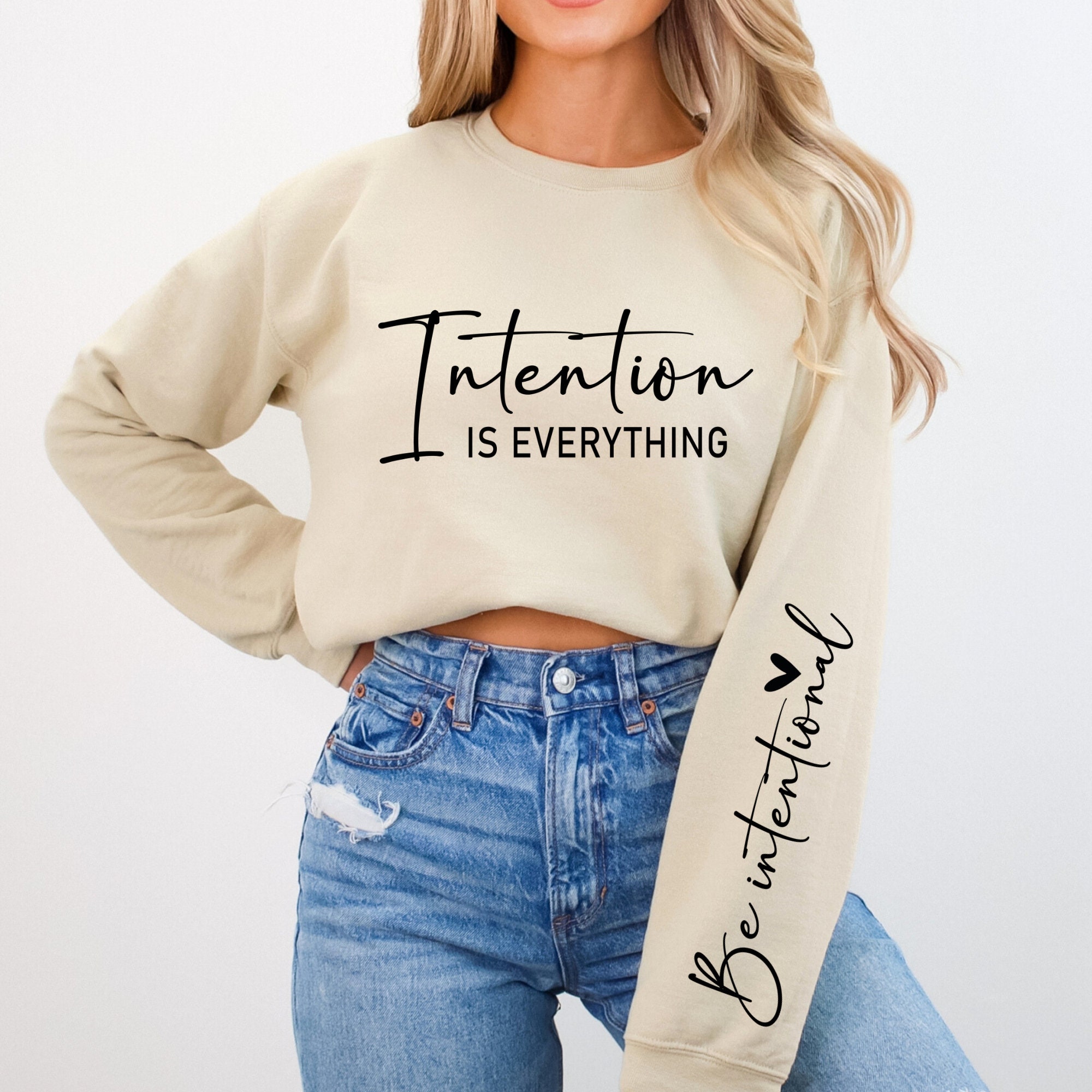 Intention is Everything SVG PNG, Boho Self Love Svg, Motivational ...