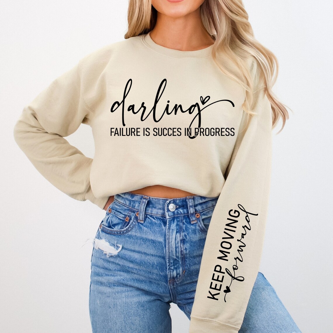 Darling Keep Moving Forward SVG PNG Sublimation, Sleeve Design ...