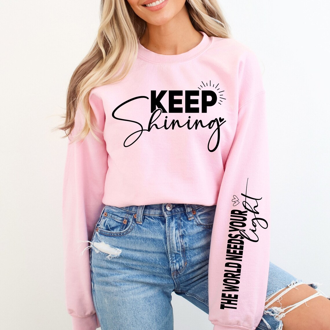 Keep Shining SVG PNG, Sleeve Design, Positive Shirt Quote Svg, Chapter ...