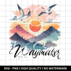 Waymaker PNG SVG, Christian Png, Relegion Png , Jesus Png, Elegant ...