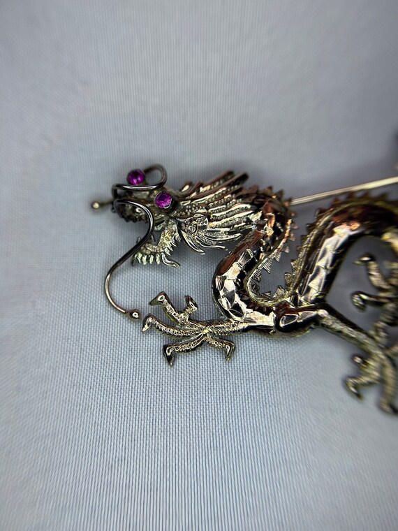 Vintage Chinese Zodiac Dragon Pin. - Gem