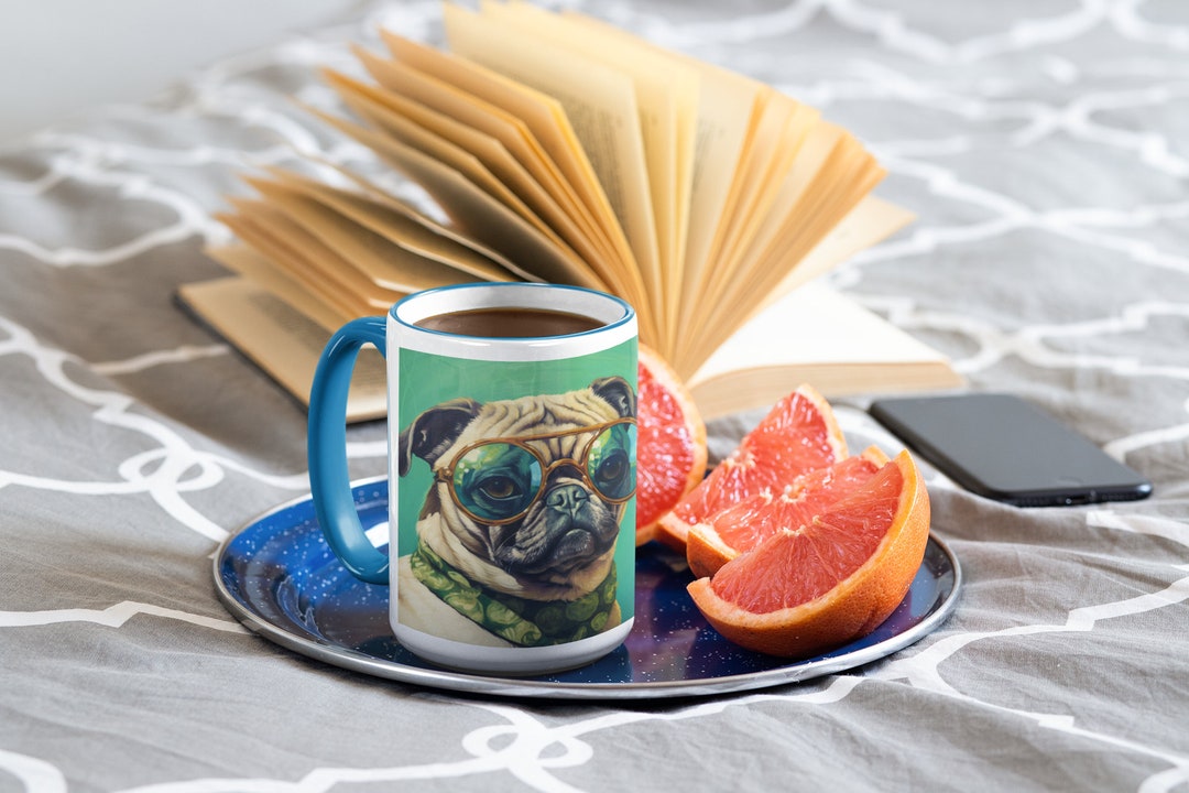 Pug Coffee Mug Pug Gift Idea Custom Pet Mug Personalized - Etsy