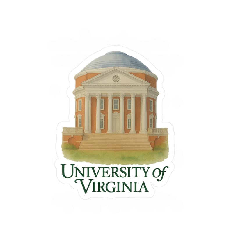 UVA Rotunda Kiss-university of Virginia Cut Vinyl Decals - Etsy
