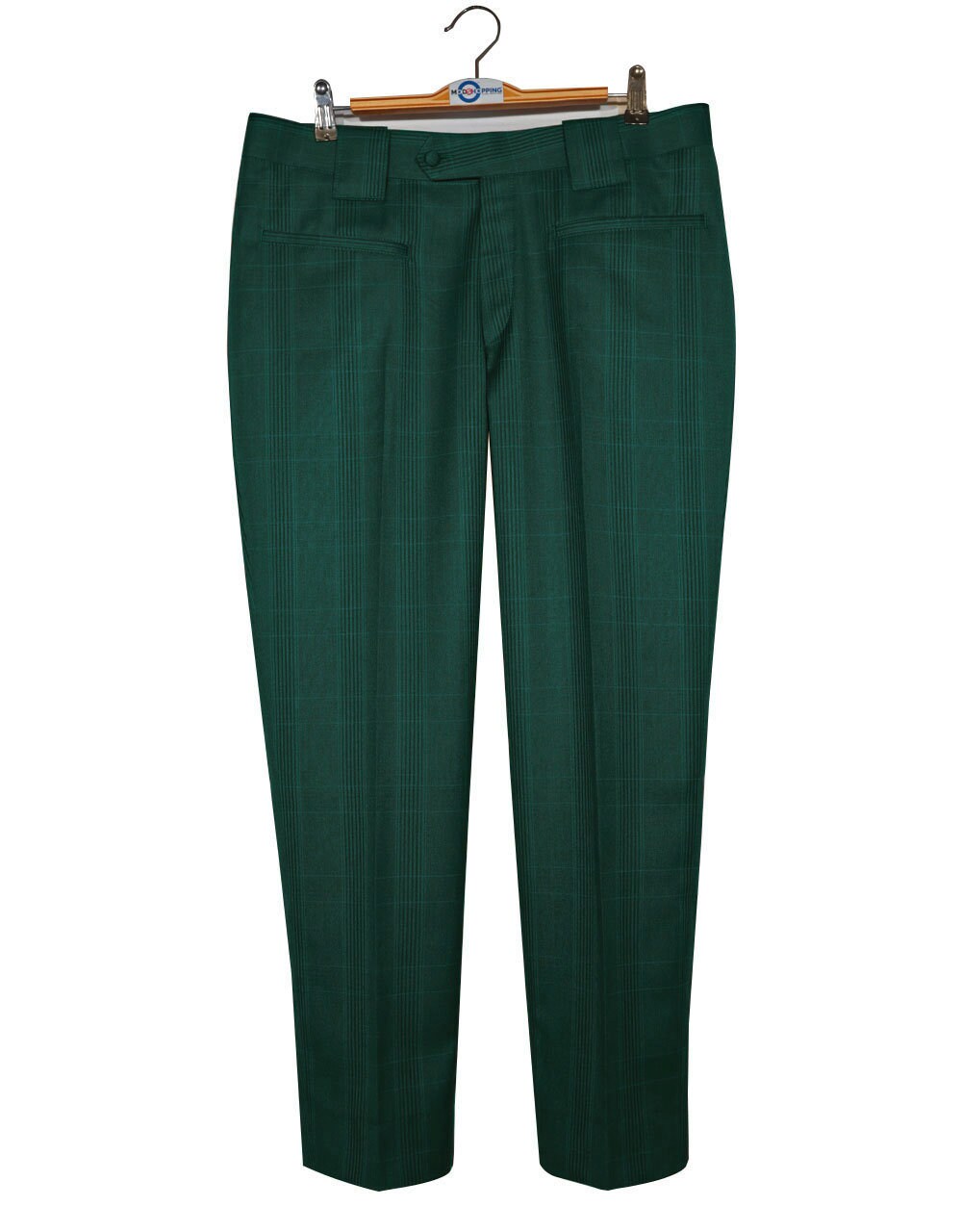 Mod Suit - Olive Green Prince of Wales Check Suit - Etsy