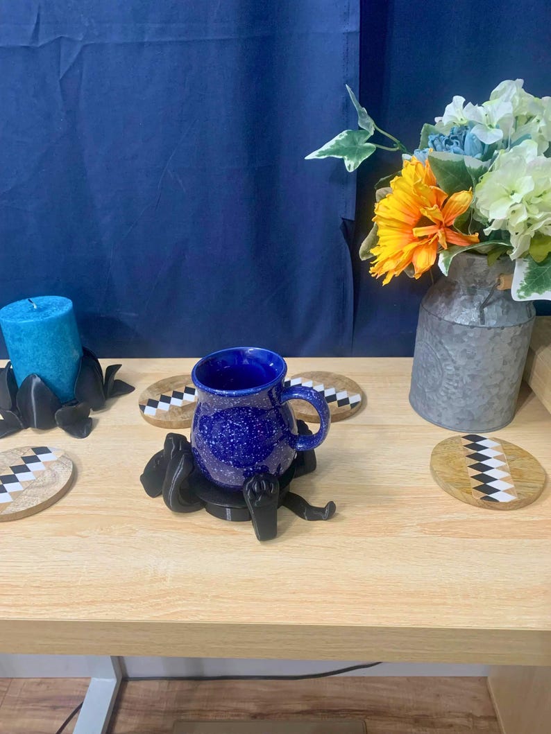 Canine Furry Friend Coaster: the Self-adjusting Mug Hugger - Etsy