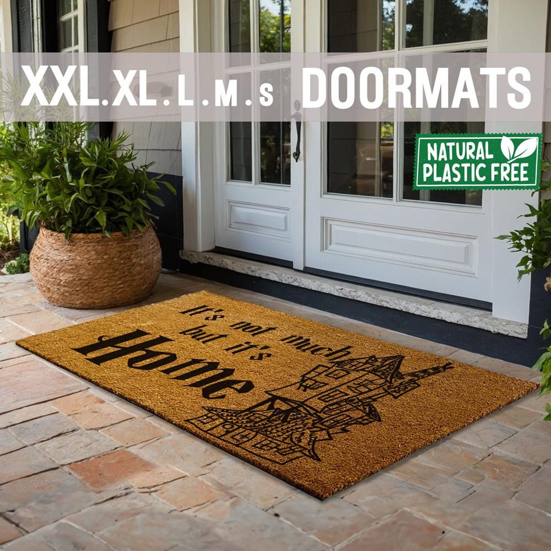 Wizard Home Extra Large Doormat, All Natural Eco Friendly Coir Rubber ...
