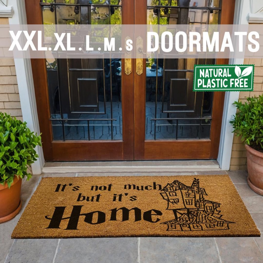 Wizard Home Extra Large Doormat, Natural Eco Friendly Coir Rubber ...