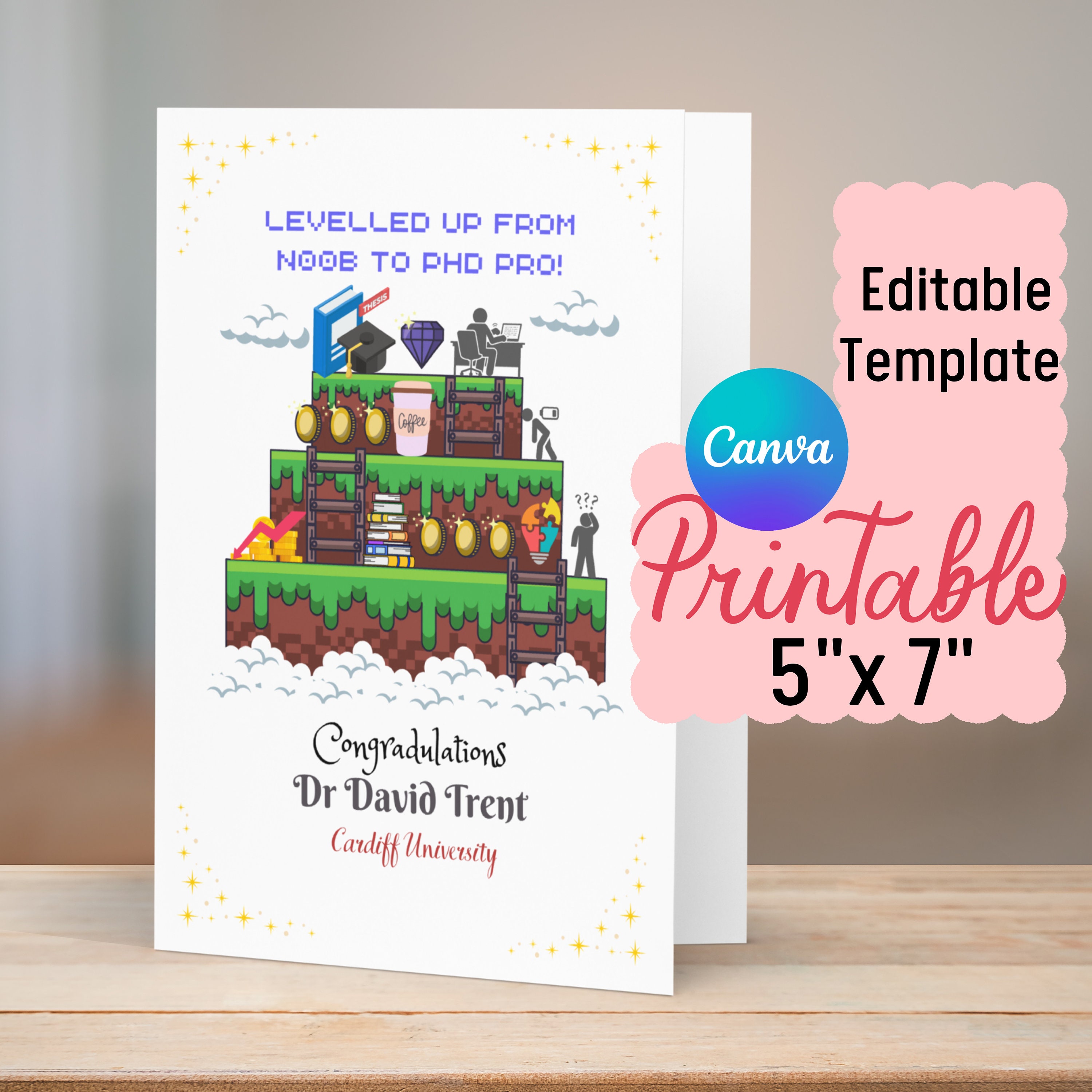 Phd Graduation Digital Download Card for Phd Graduation Instant ...