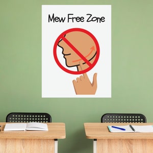 Digital Download Poster Printable Poster for Classroom Decor Mewing ...