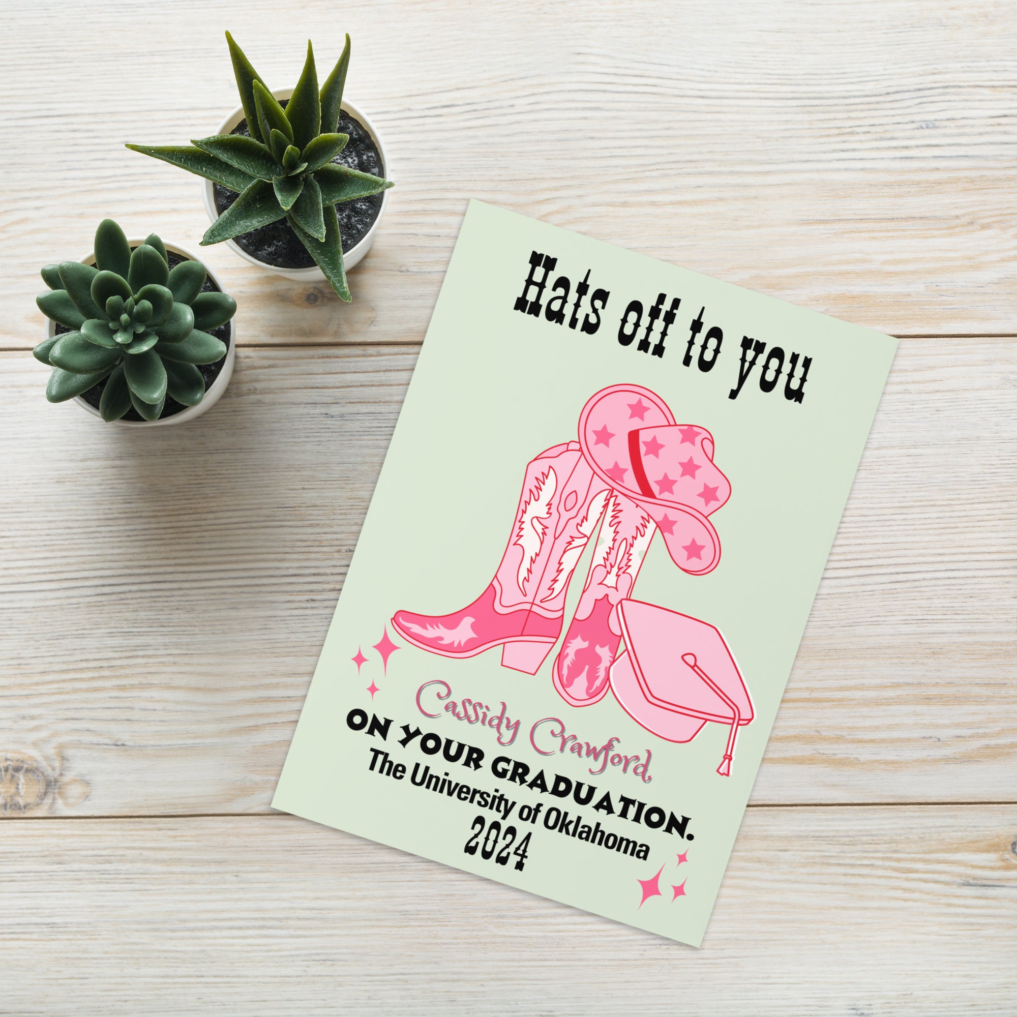 Canva Editable and Printable Graduation Card for Graduation Card ...