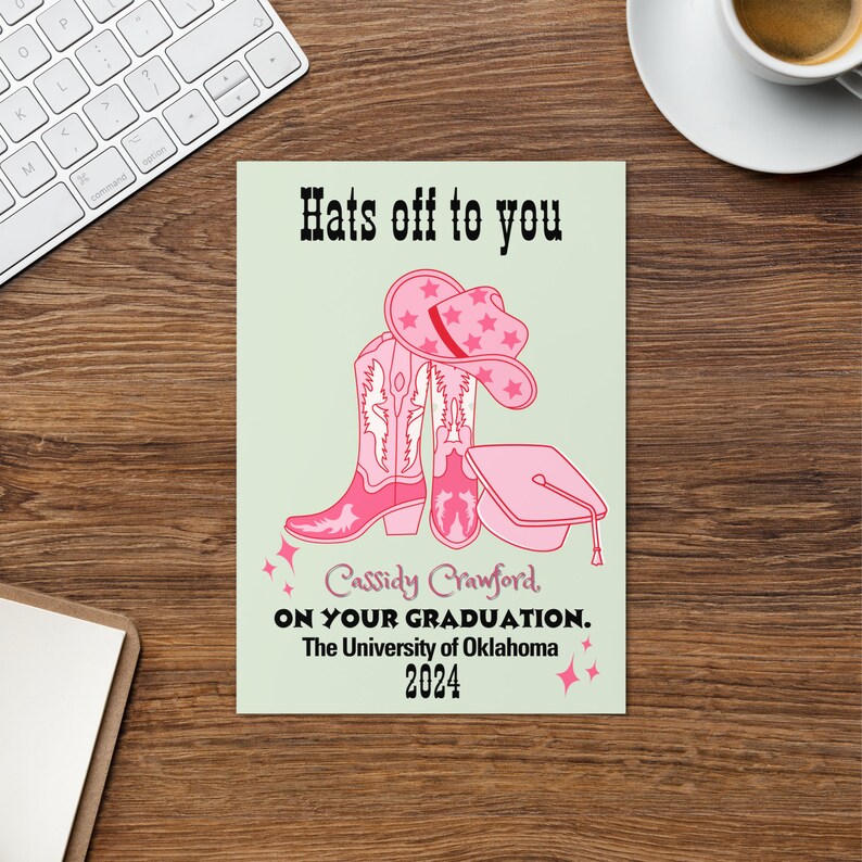 Canva Editable and Printable Graduation Card for Graduation Card ...