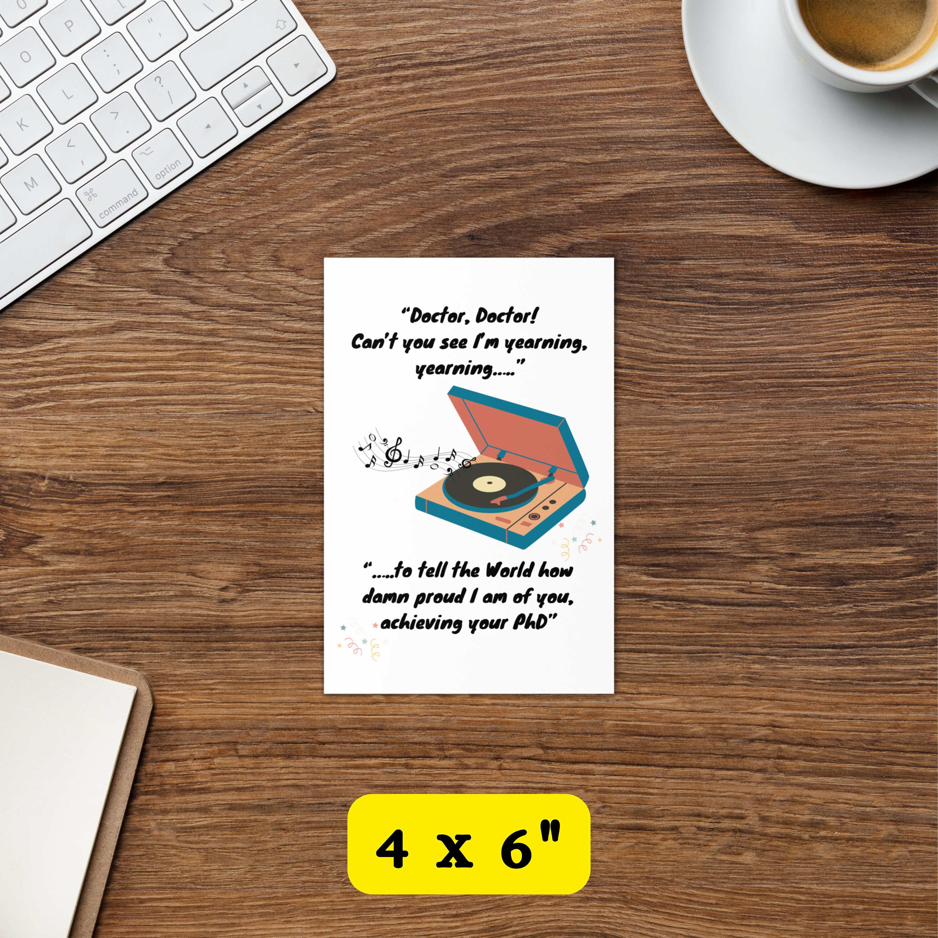 Doctor Graduation Card for New Doctor Graduate Dr Card for Phd Graduate ...