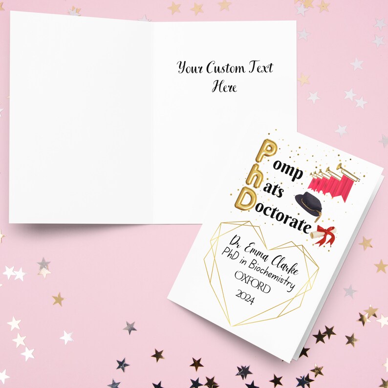 Phd Graduation Digital Download Card for Phd Graduation Instant ...