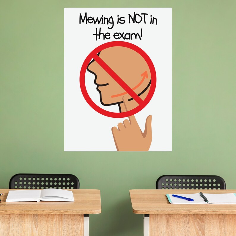 Digital Download Poster Printable Poster for Classroom Decor Mewing ...