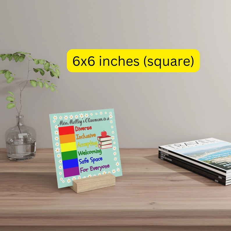 Everyone is Welcome Here Equality Poster With Stand Inclusion Poster ...