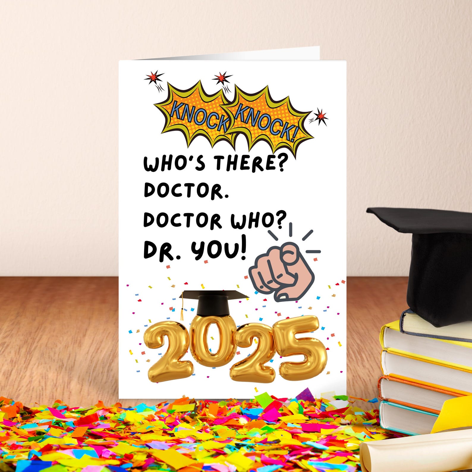 Funny New Doctor Graduation Card: 'doctor Who?' Phd Gift - Etsy