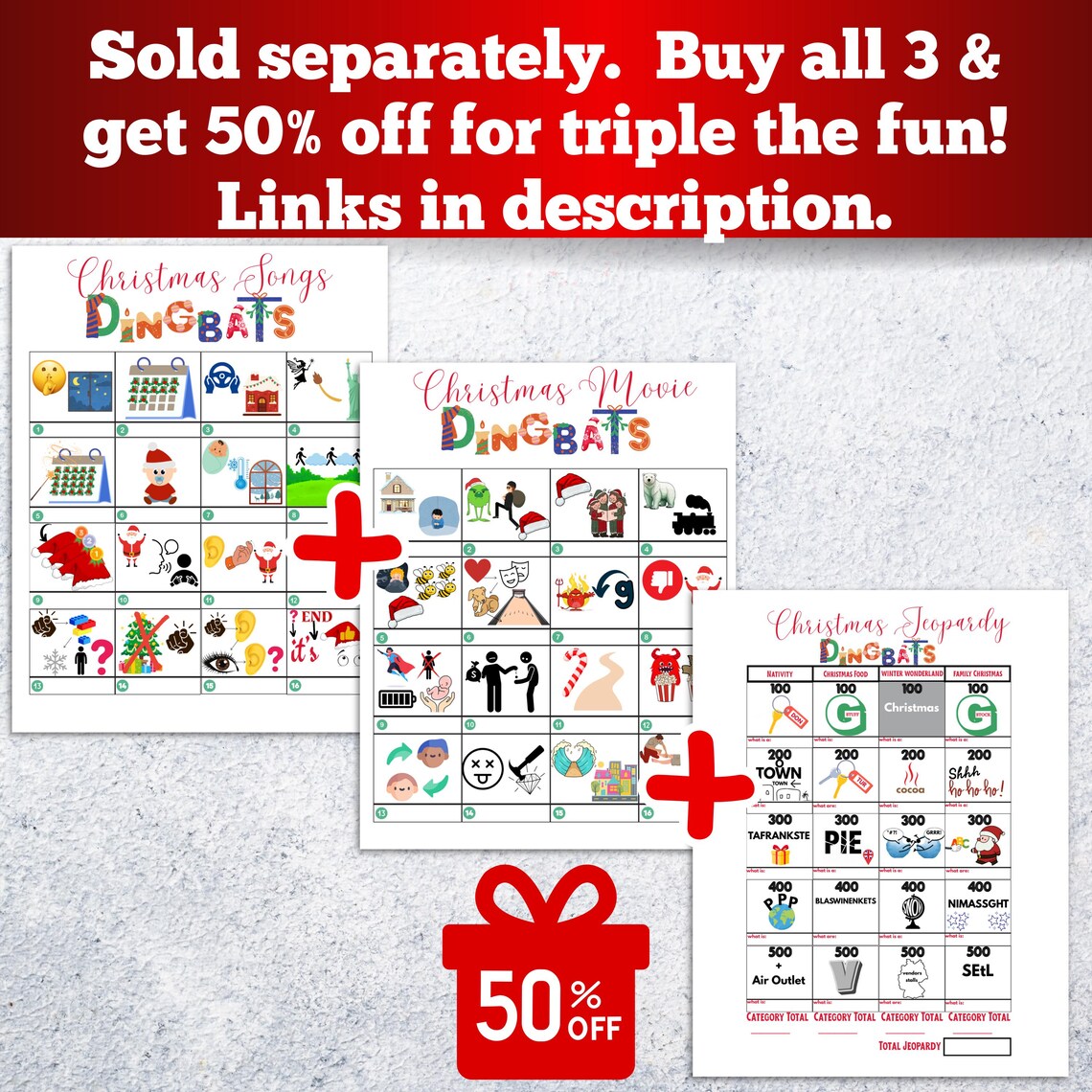 Printable Christmas Trivia Game: Family Holiday Quiz (PDF Download) - Etsy