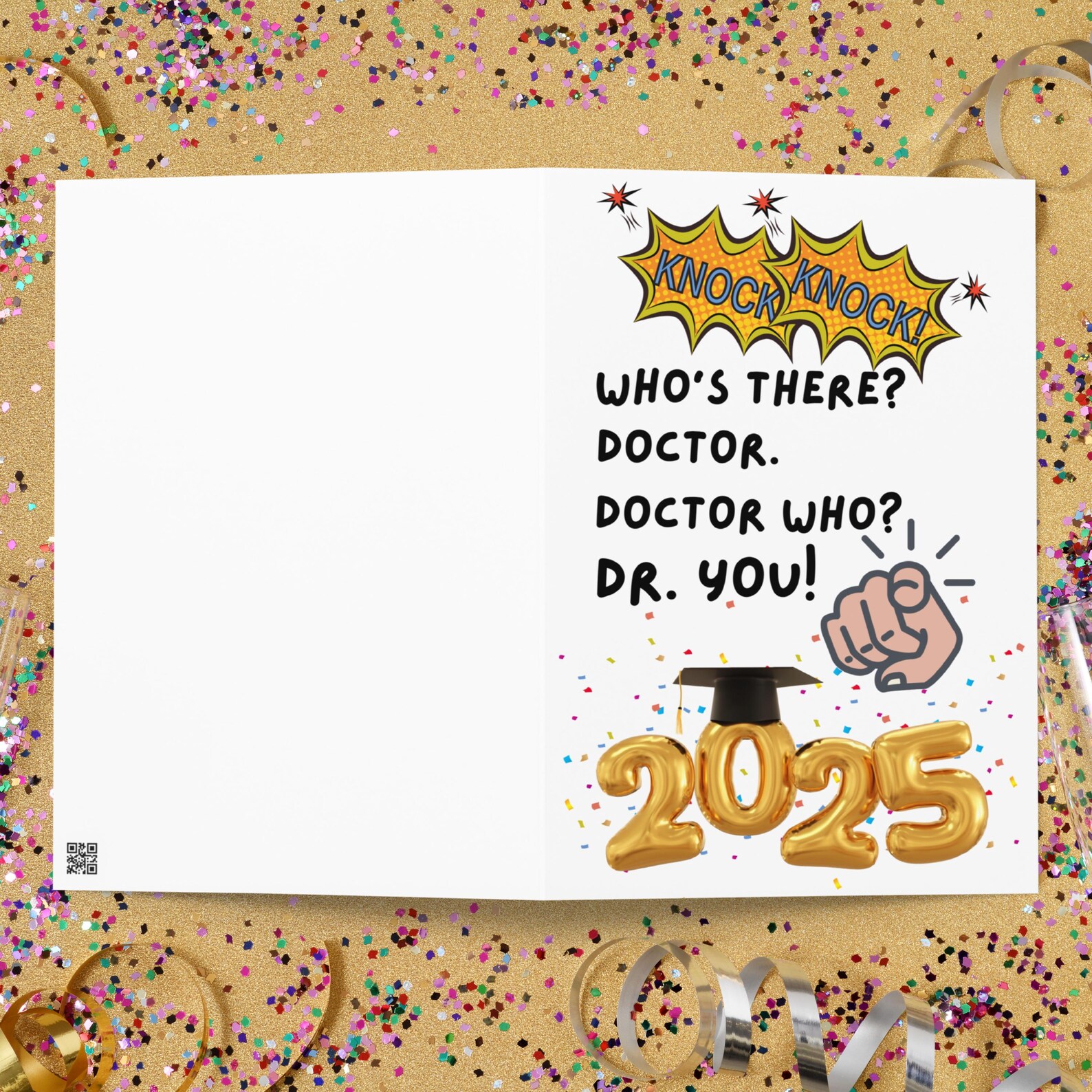 Funny New Doctor Graduation Card: 'doctor Who?' Phd Gift - Etsy