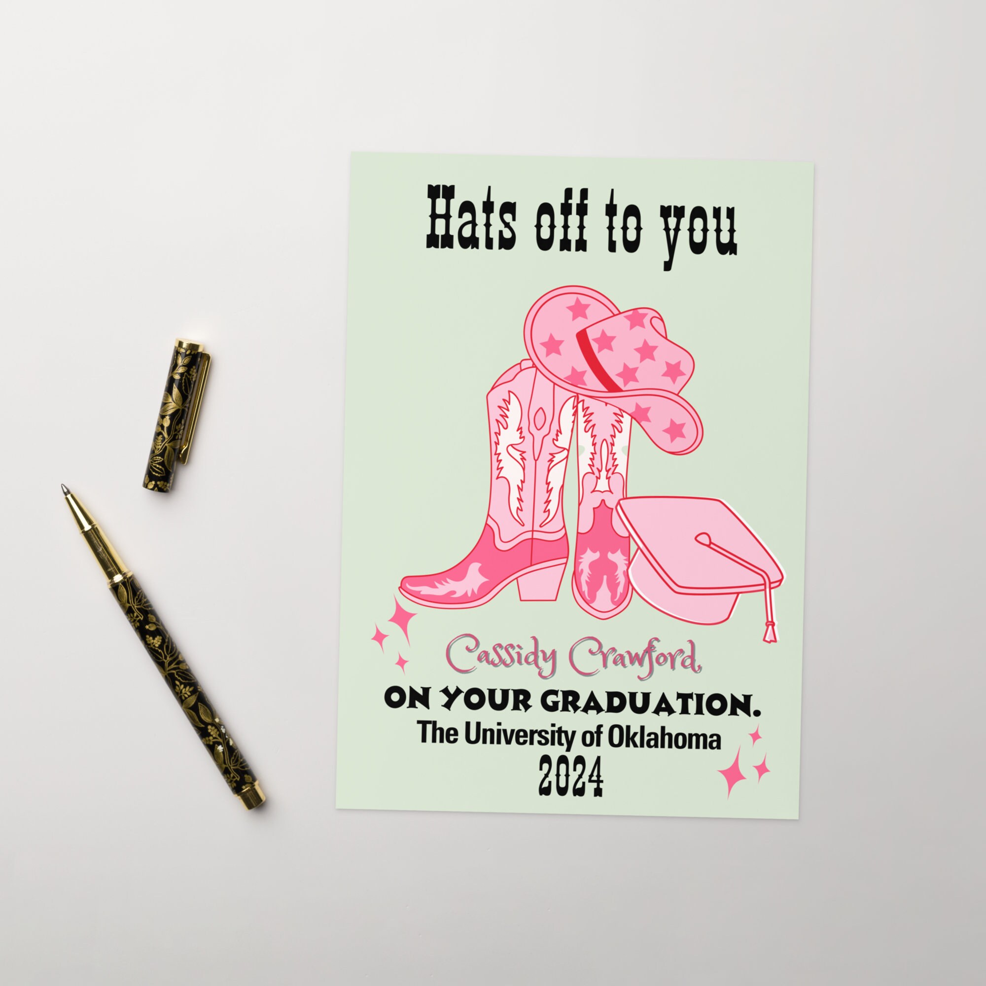 Canva Editable and Printable Graduation Card for Graduation Card ...