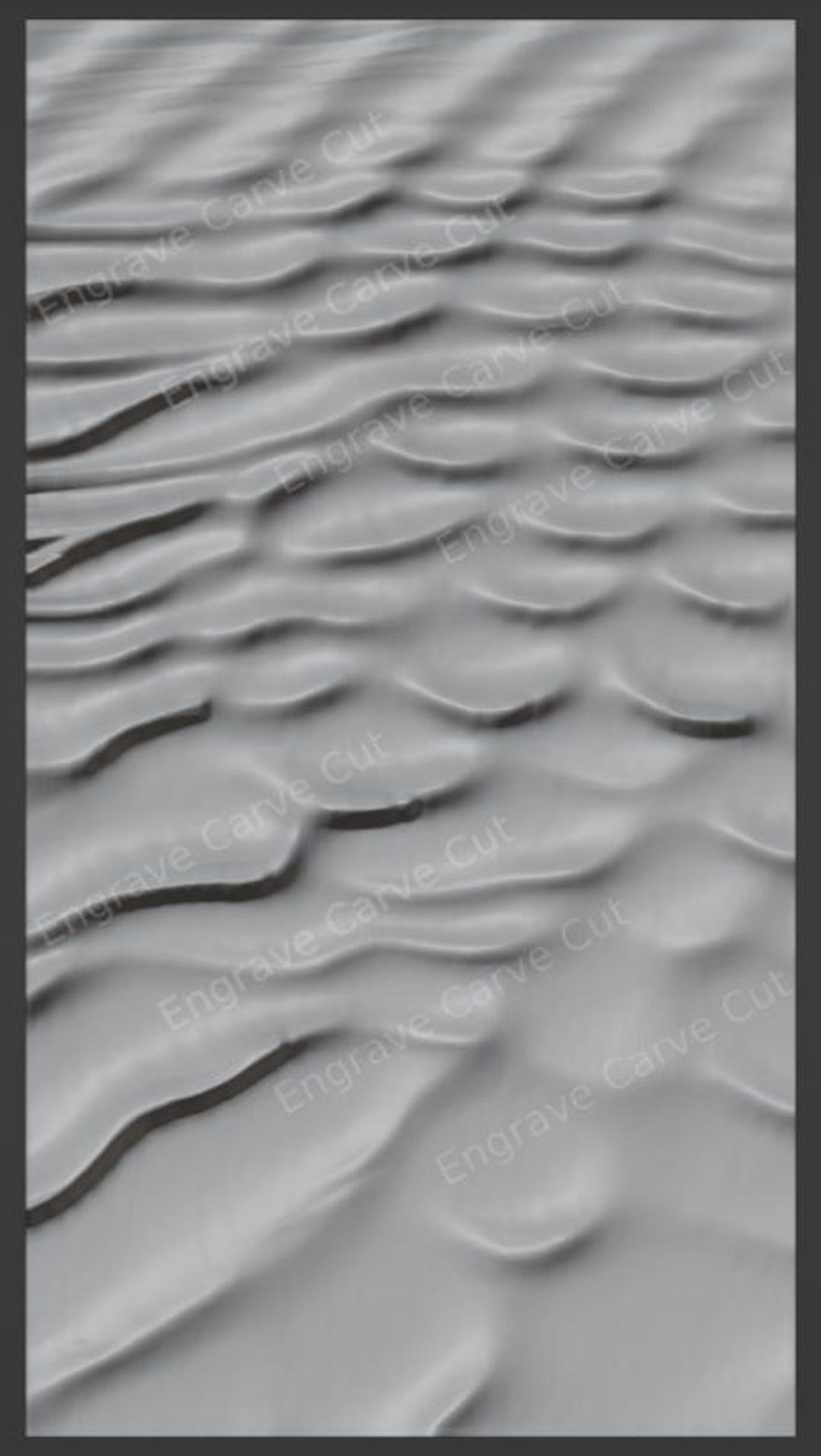 Abstract Waves Bas Relief STL File | CNC 3D Model - Etsy