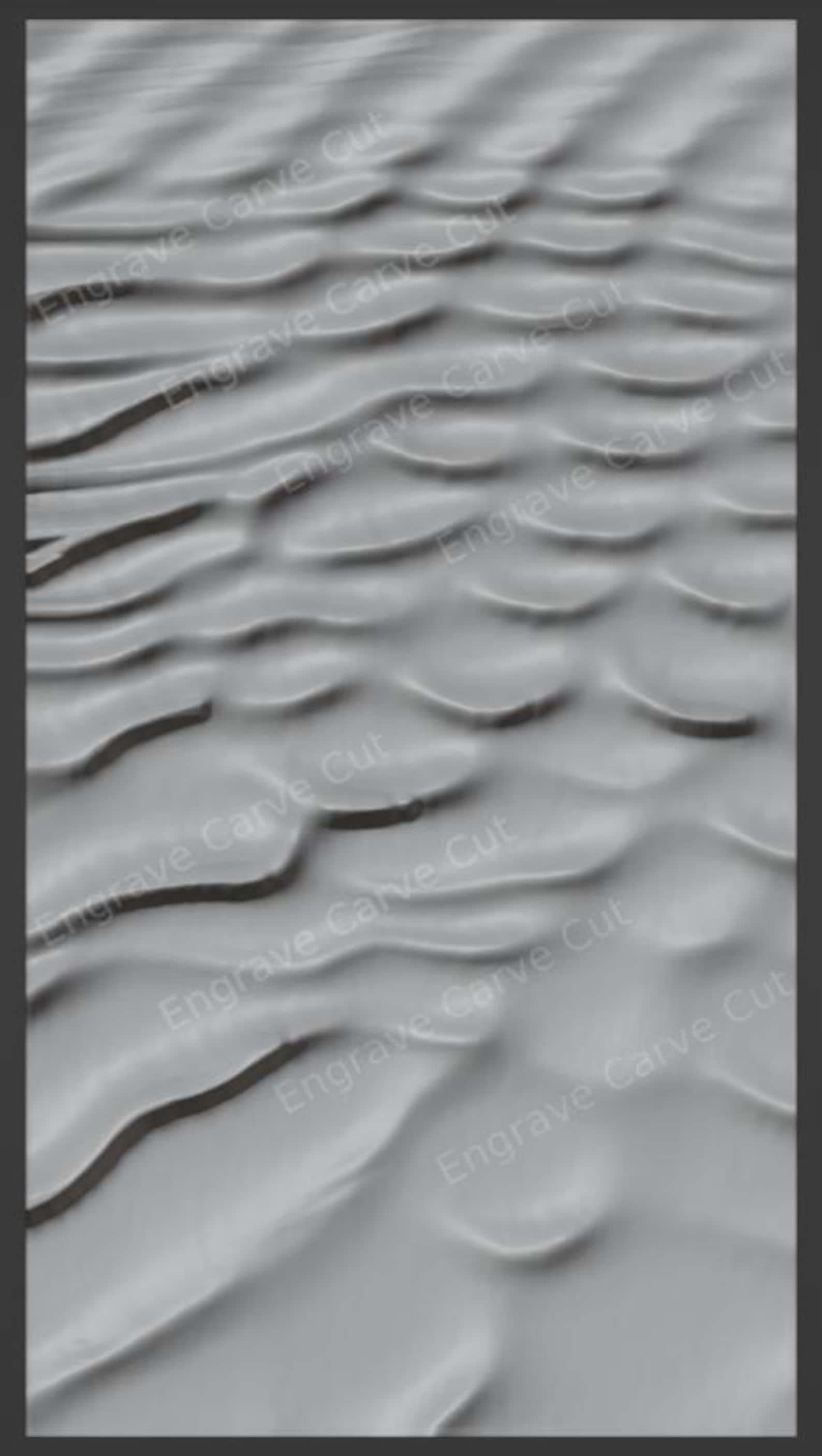 Abstract Waves Bas Relief STL File | CNC 3D Model - Etsy
