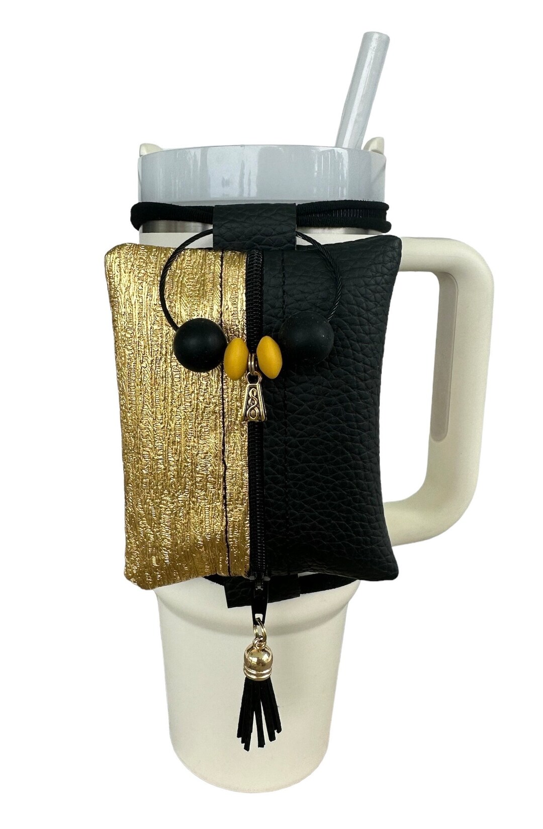 Stanley Cup Accessory| Wallet for Stanley Cup| Zipper Purse| Black and ...