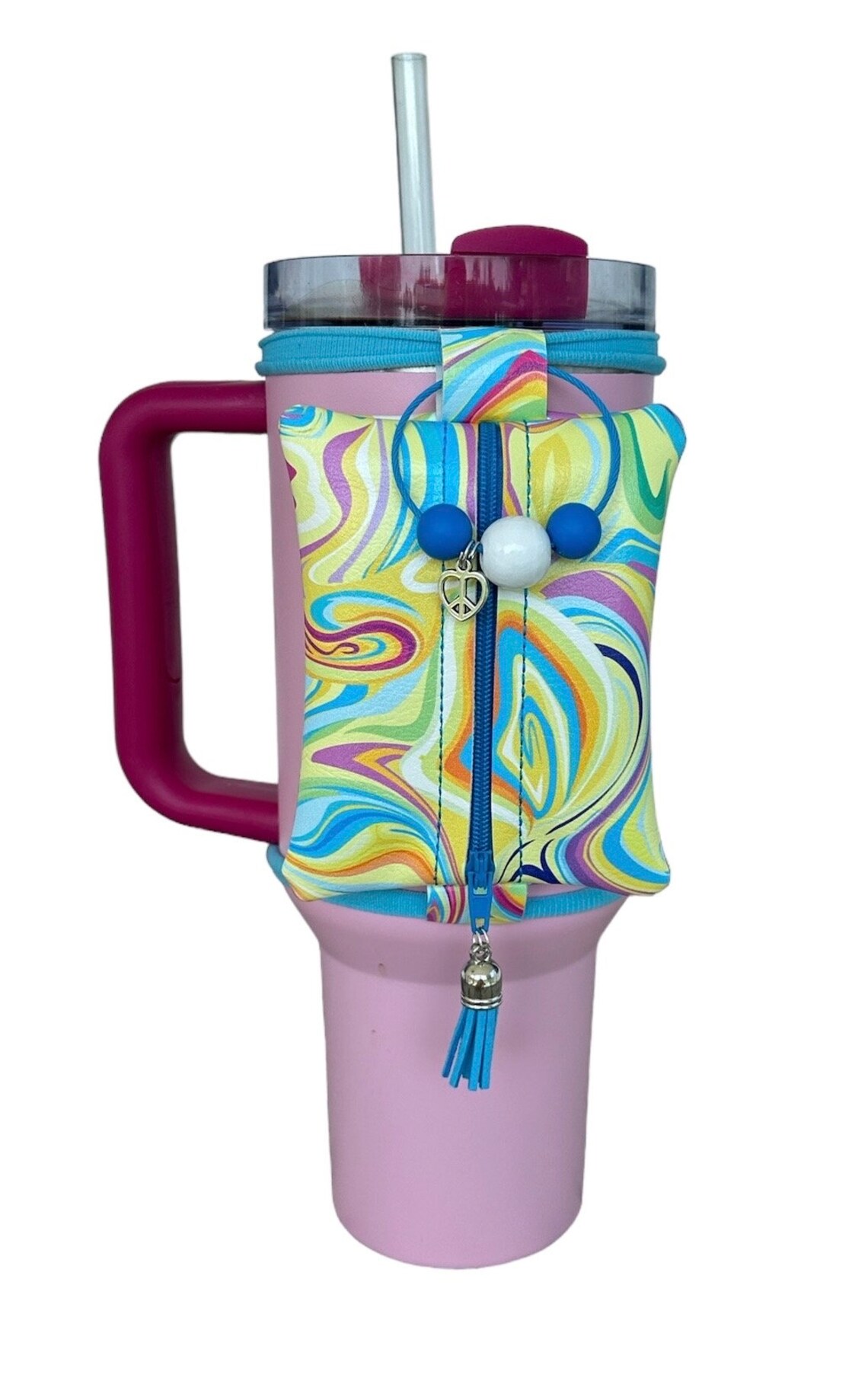 Stanley Cup Accessory| Wallet for Stanley Cup| Zipper Purse| Tie-dye ...