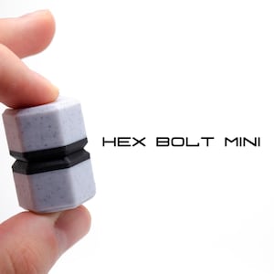 Hex Bolt Mini 3D Printed Fidget Toy Customizable Colors - Etsy