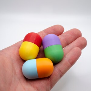 The Pivot Pill Magnetic Haptic Fidget Toy Customizable Colors - Etsy
