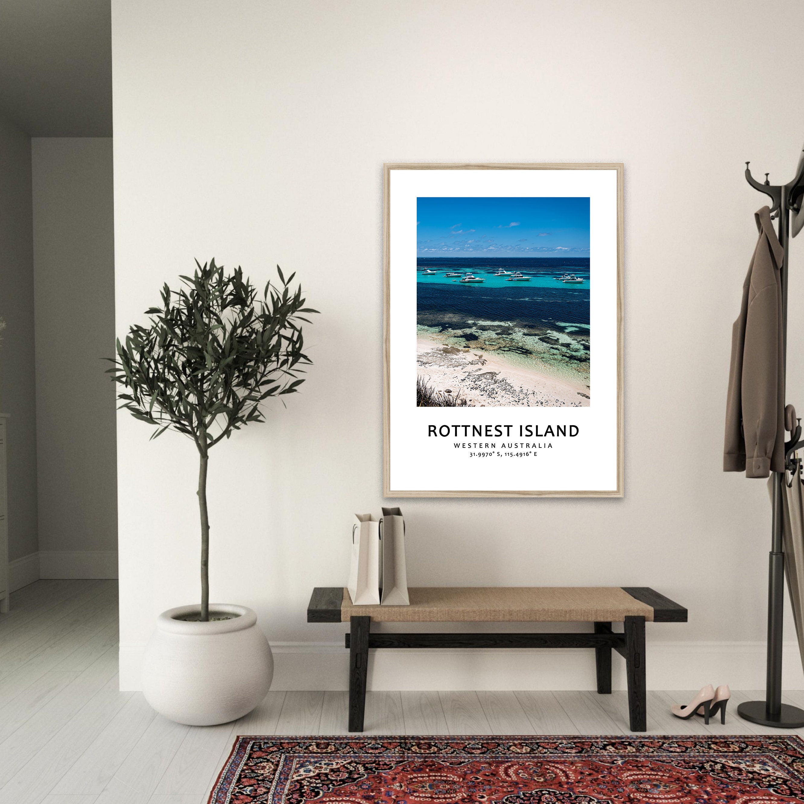 Custom Western Australia Travel Poster Iconic Tourist Destination ...
